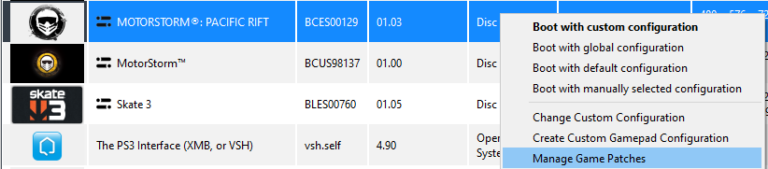 Налаштування емулятора RPCS3 v0.0.29+ для гри MotorStorm: Pacific Rift - UmTale Lab